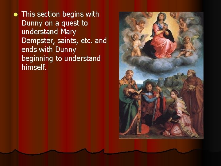 Fifth Business Part 5 Liesl Title Liesl is