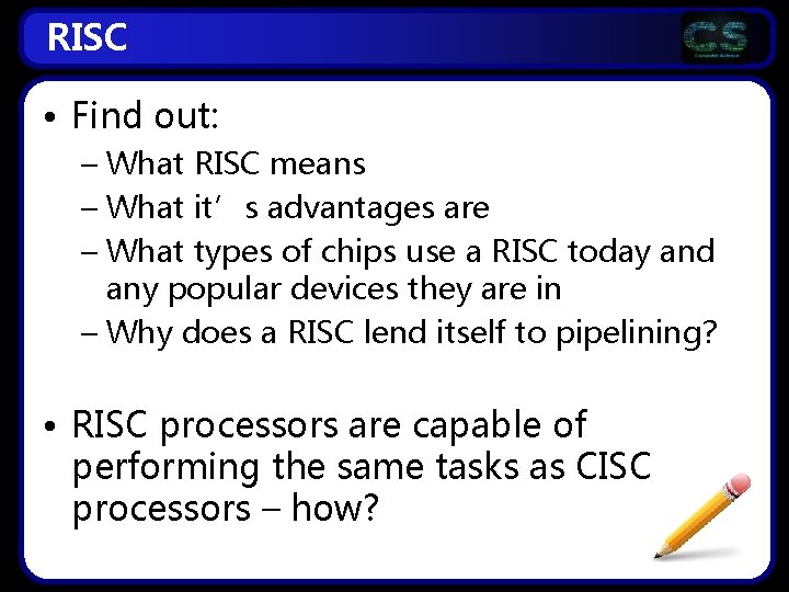 Lesson Objectives Aims To understand the two main