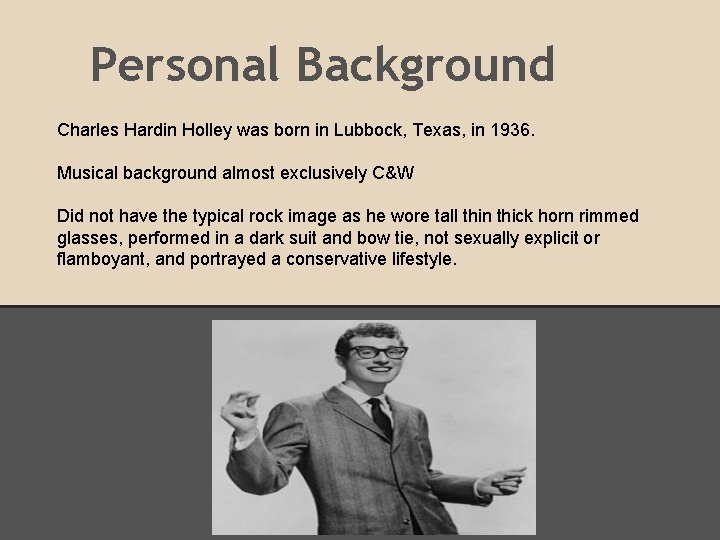 Buddy Holly Sourish Ghosh Amanda Peck Melanie Pha