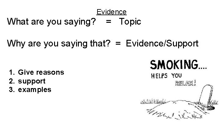 Speech 4 The Body Evidence Support Transitions May
