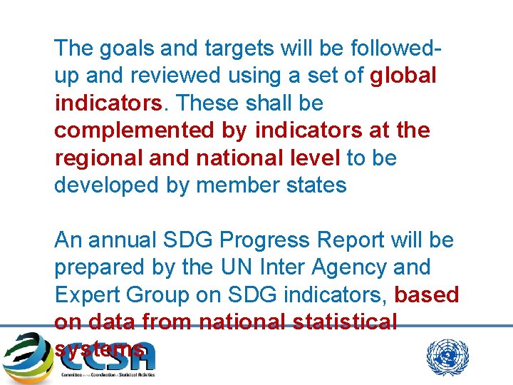 Developing an indicator and monitoring framework for the