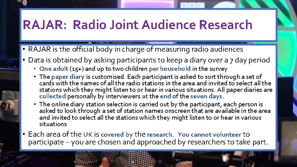 Radio lesson 2 Audiences Lesson aims To identify