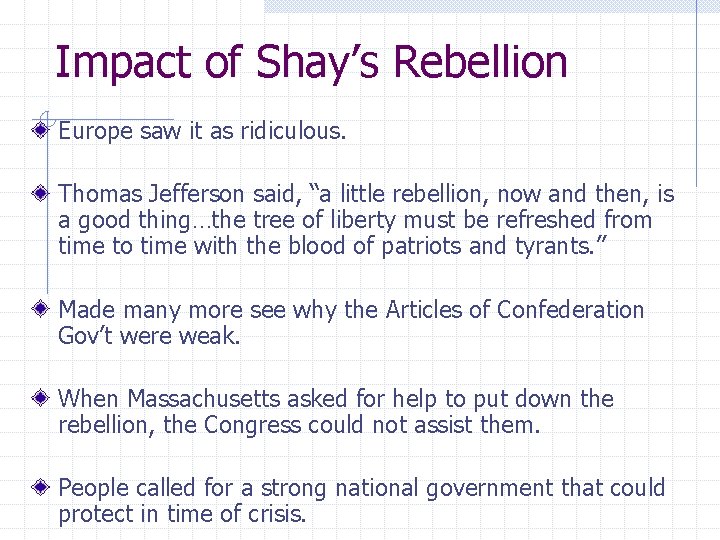 Chapter 5 Creating the Constitution 1781 1789 A