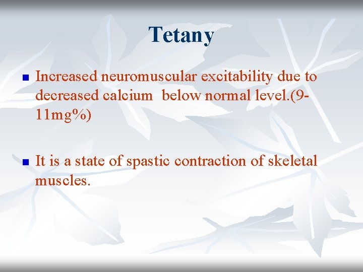 Calcium Homeostasis By Dr Shereen Samir Normal level