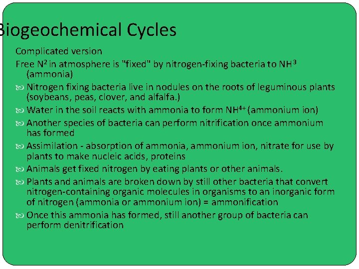 Terrestrial Ecology Part Two Biogeochemical Cycles Biomes Succession