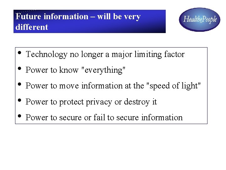 Collaborative Strategy To Greatly Improve Health Healthe People