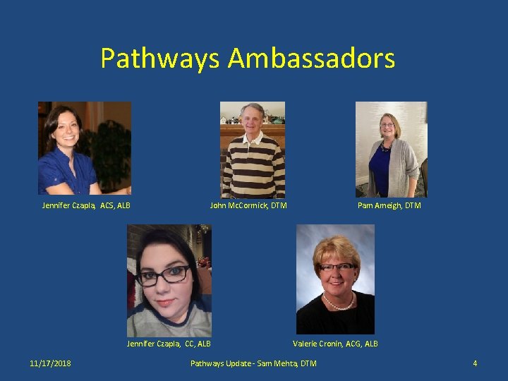 Pathways November 17 2018 Recognizing Honoring Pathways Ambassadors
