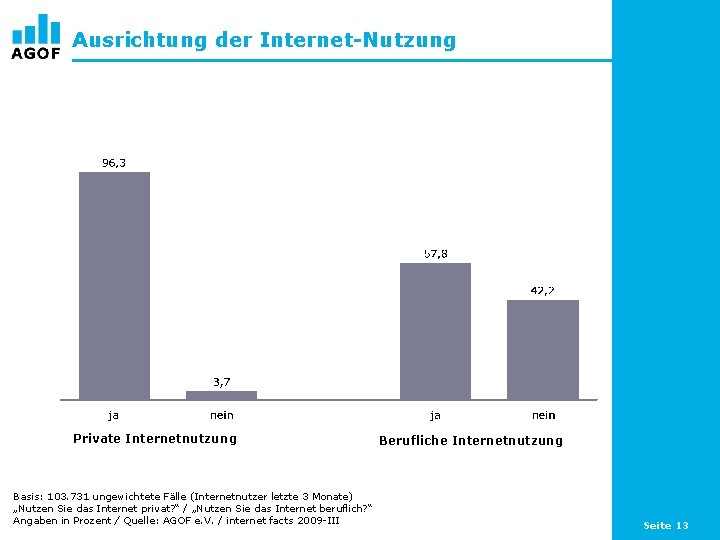 internet facts 2009 III Graphiken zu dem Berichtsband