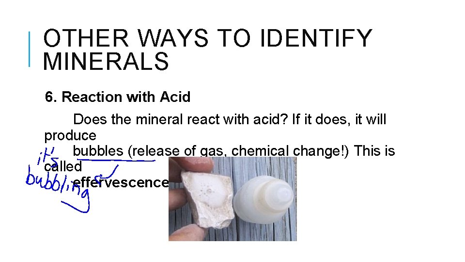 QUICK REVIEW What is the difference between rocks