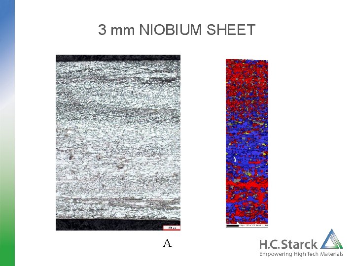TEXTURE OF NIOBIUM SHEET 3 MM THICKNESS RF