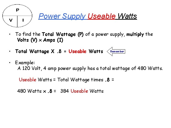 How To Size Power Supplies by Peters ppeters
