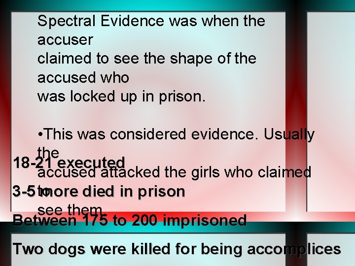The Crucible Background The Salem Witch Trials And