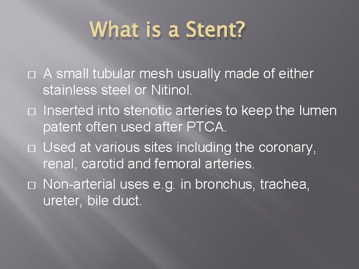 BIOPOLYMER PROCESSING IN MEDICAL APPLICATION AS VASCULAR STENTS