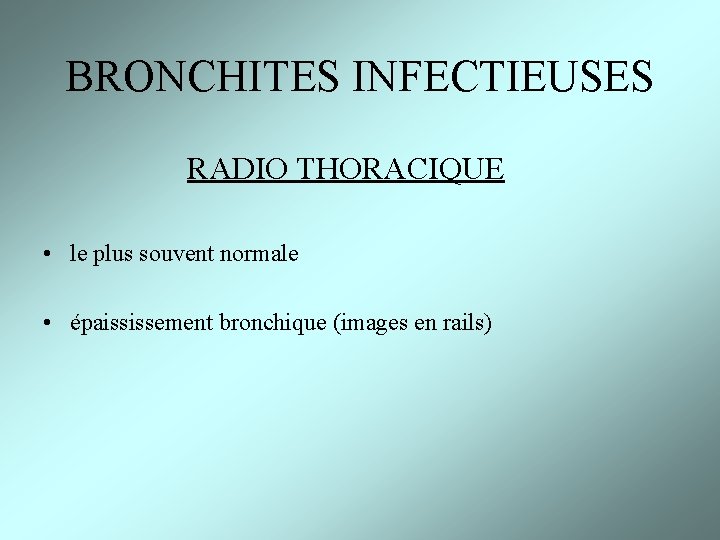 INFECTIONS BRONCHOPULMONAIRES PHYSIOPATHOLOGIE Lair inspir est charg en