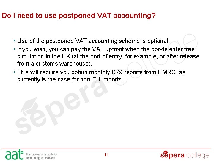 Introduction to Customs VAT after Brexit and VAT