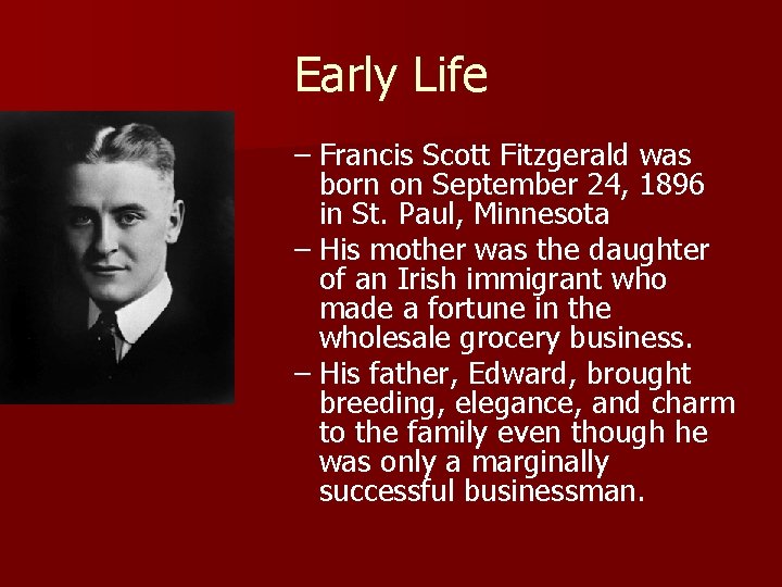 F Scott Fitzgerald The Roaring 20s Jazz Age