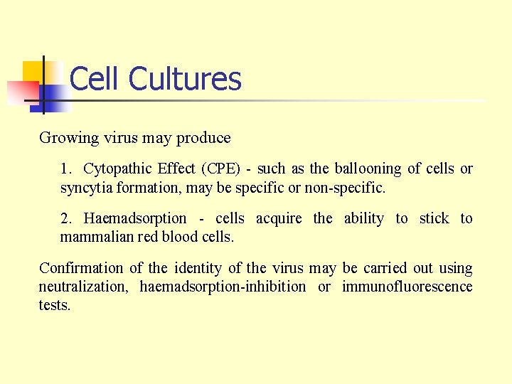 Virological Tests An Overview Diagnostic Methods in Virology