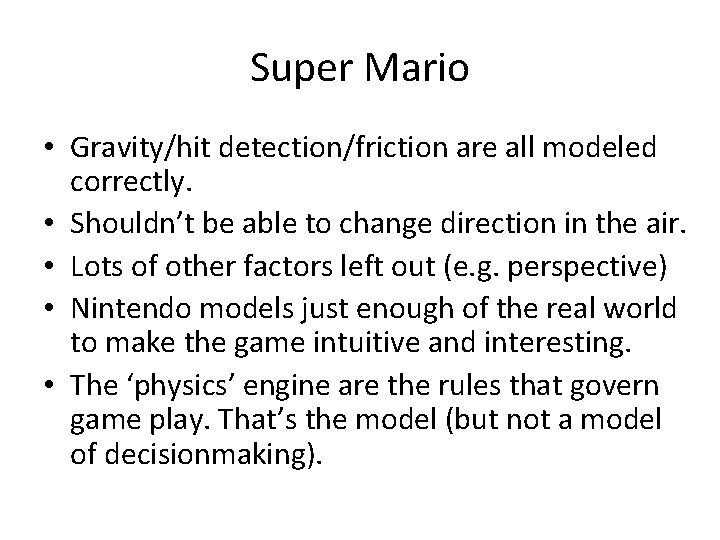 Cognitive Models of Decision Making Dr Thomas Busey