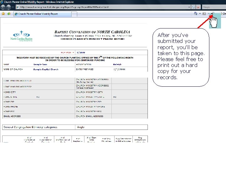 How to Submit a Monthly Report Heres a