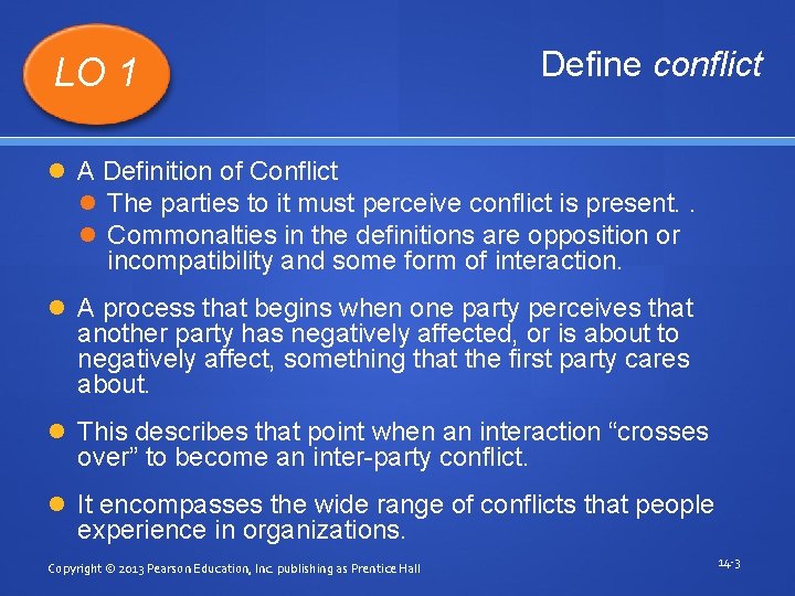 Topic Organizational Behavior 15 th Ed 9 Robbins