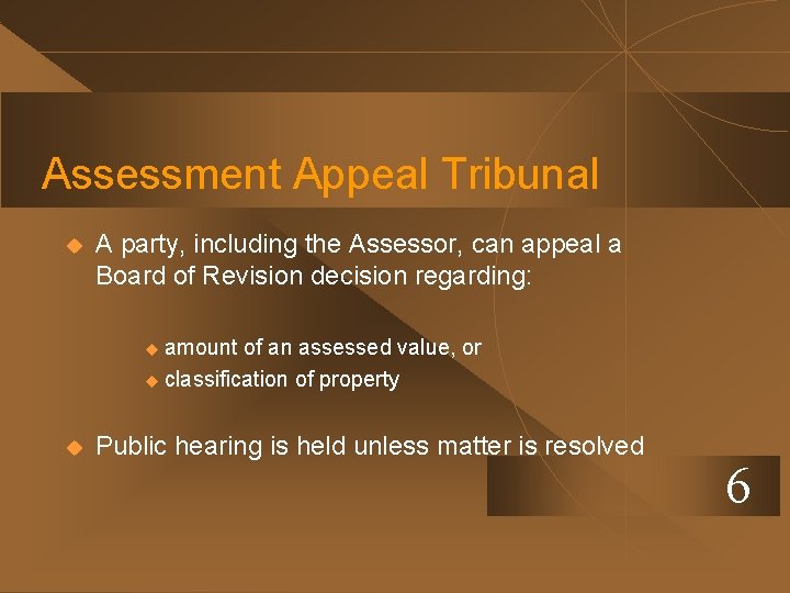 The Municipal Board Making Your Case to the