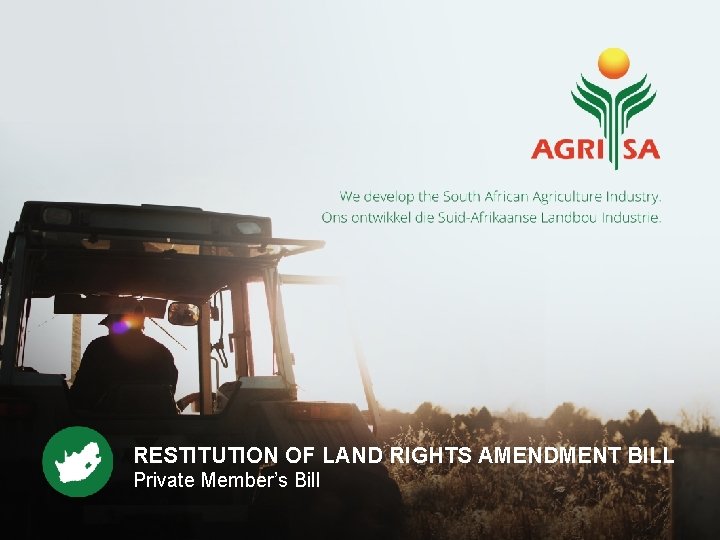 Land Centre of Excellence RESTITUTION OF LAND RIGHTS