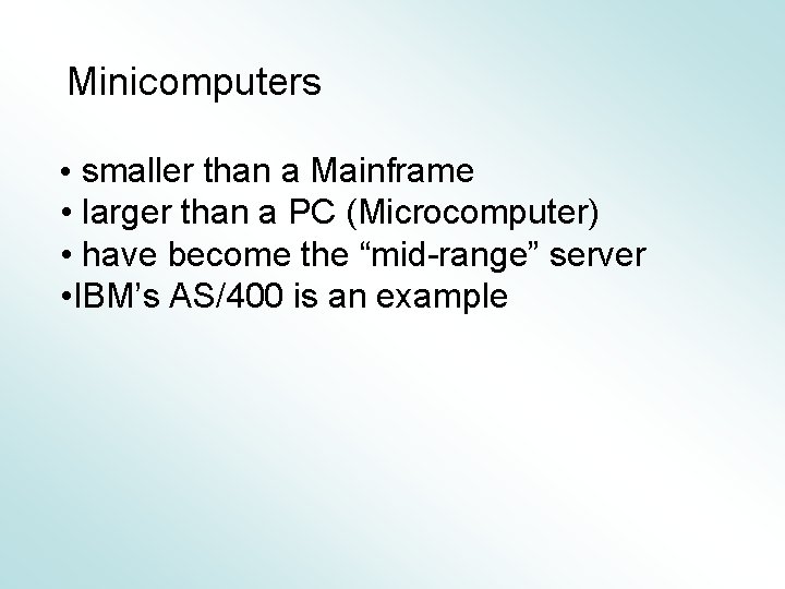 Types of Computers What is a Computer A