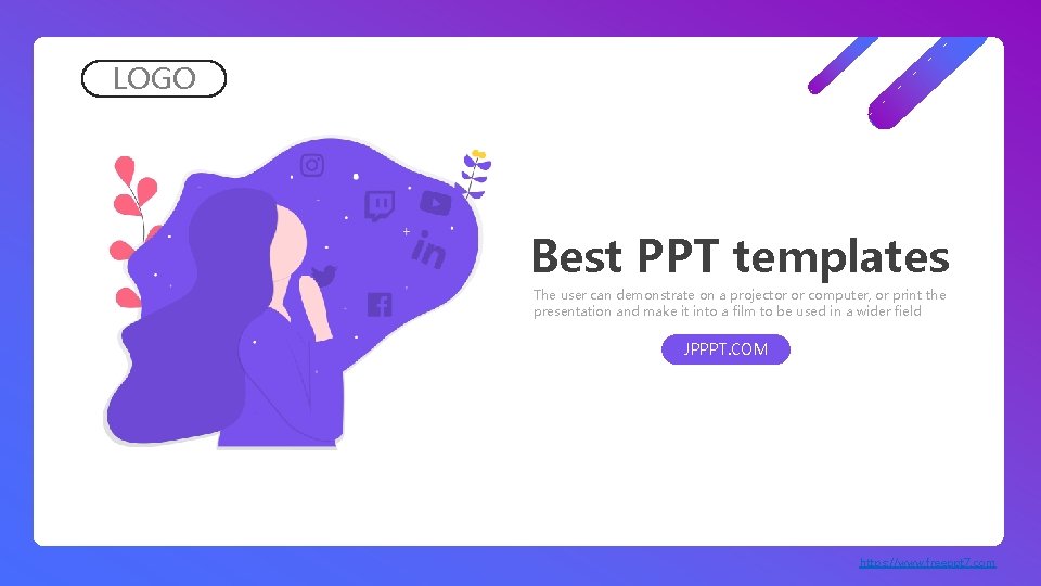 LOGO Best PPT templates The user can demonstrate