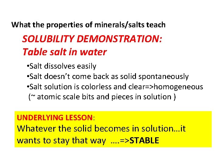 How do we organize all the chemicals Aristotles