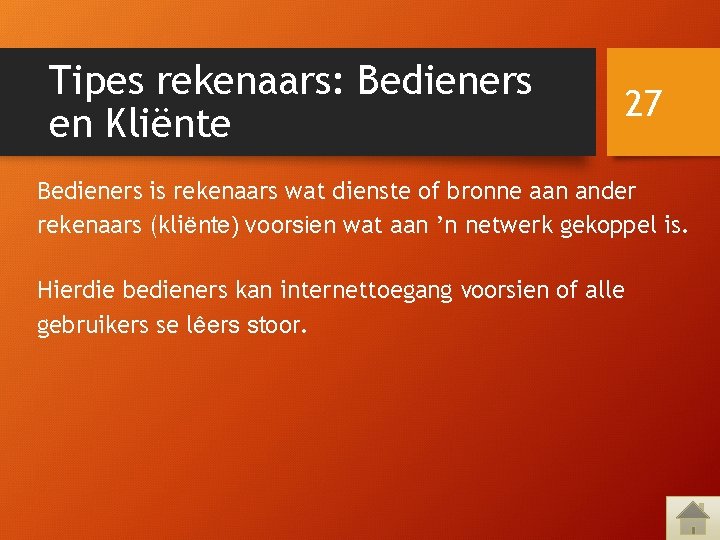 Rekenaars deel van jou lewe Graad 11 Dit
