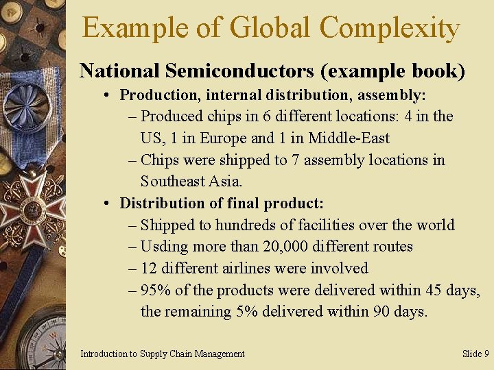 Slides 1 Introduction to GSCM Global Supply Chain