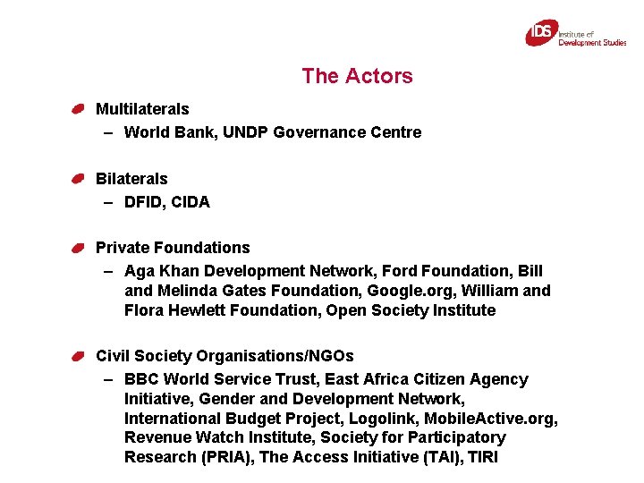 Innovations in Accountability and Transparency Through Citizen Engagement