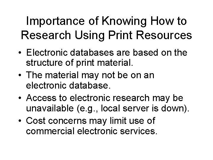 Chapter 9 Computers and Internet Research Categories of
