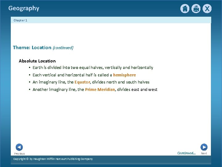 Geography Chapter 1 Physical Geography Looking at the