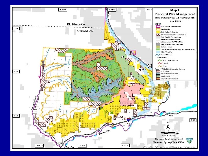 Roan Plateau Proposed Plan Garfield County Energy Advisory
