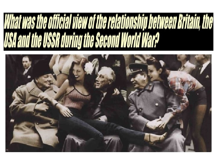 It is worth remembering that in Britain and
