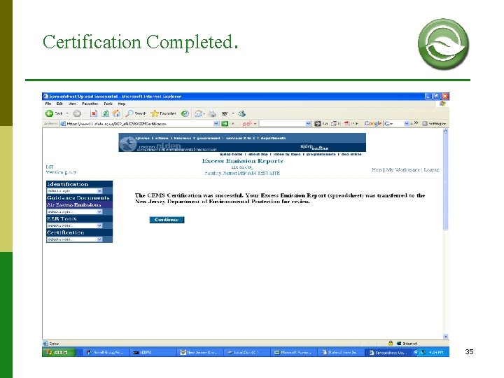 CREATE SUBMIT e EEMPR USING DEP ONLINE PORTAL