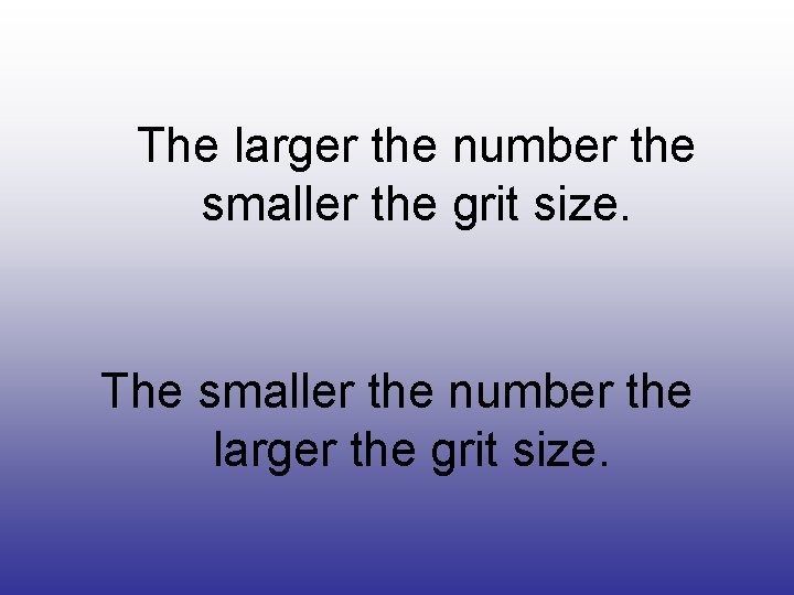 Abrasives Todays common types of sand paper Garnet