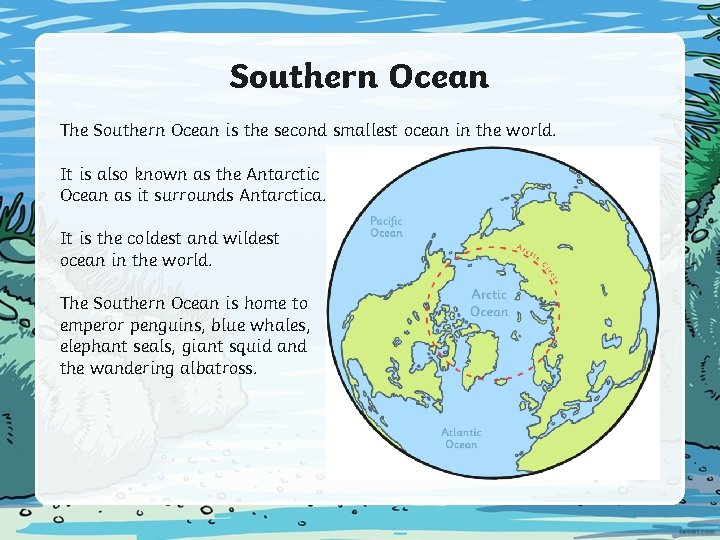 What Is an Ocean An ocean is a