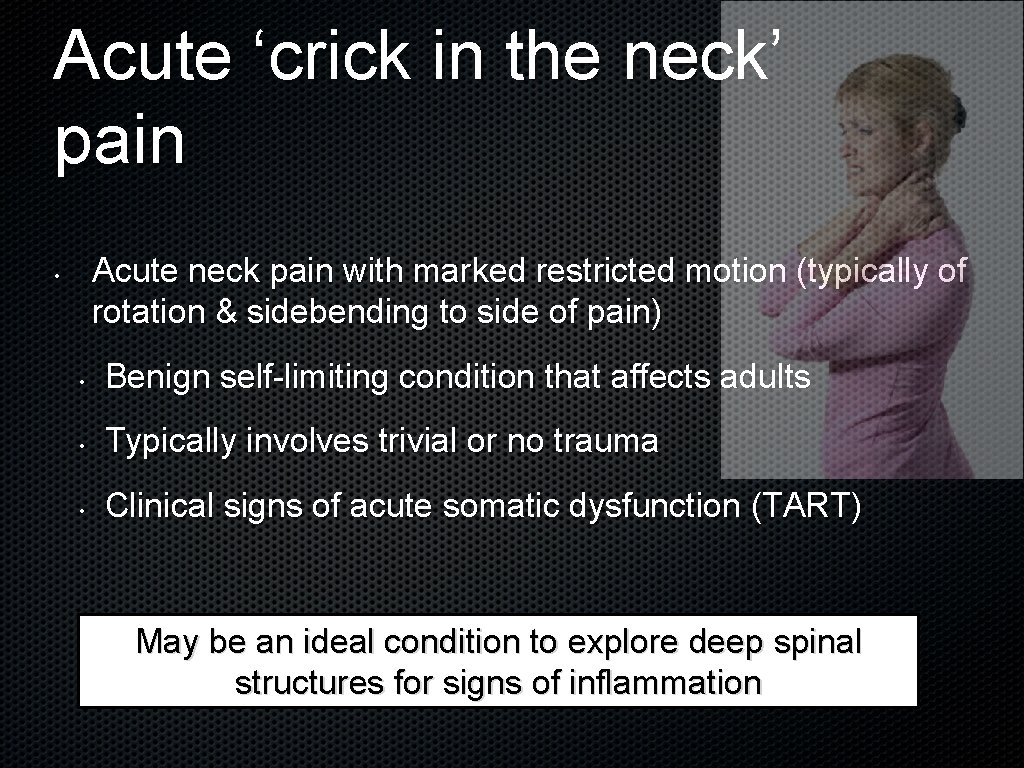 Magnetic resonance imaging of subjects with acute unilateral