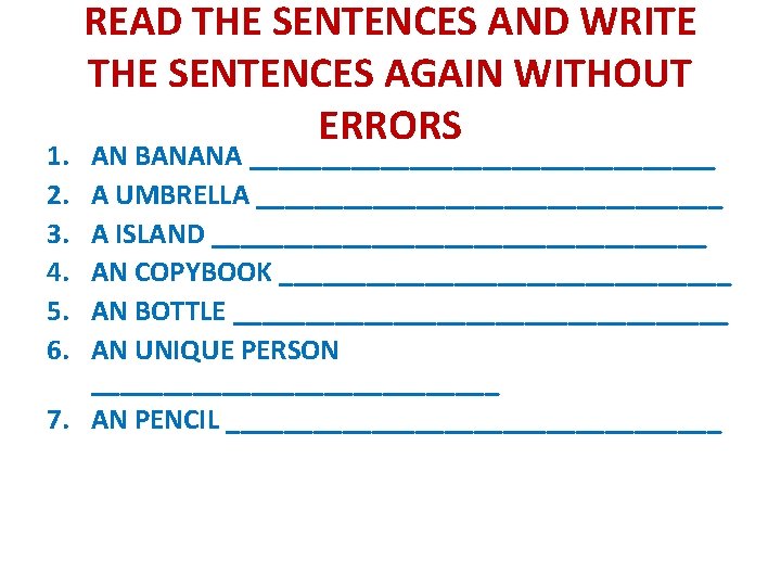 Class 3 Check the PPT complete the exercises