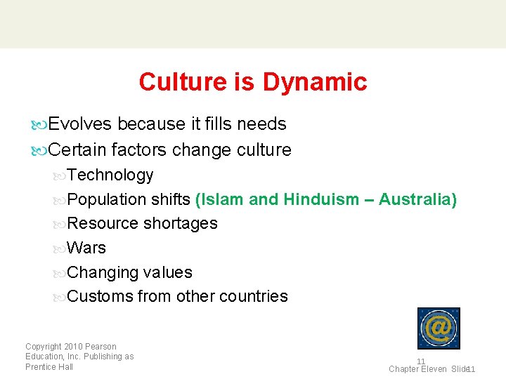 Chapter 2 Describing Culture What It Is and