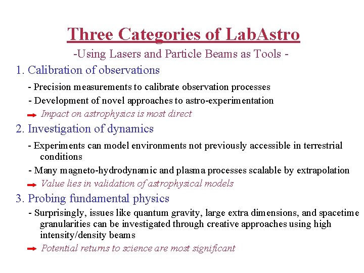 OVERVIEW OF LABORATORY ASTROPHYSICS Pisin Chen Stanford Linear