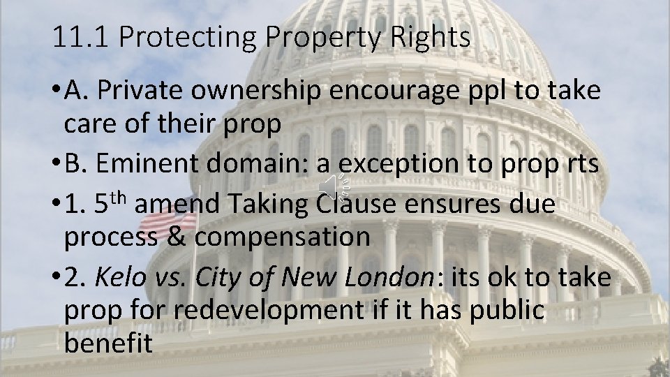 11 1 Protecting Property Rights A Private ownership