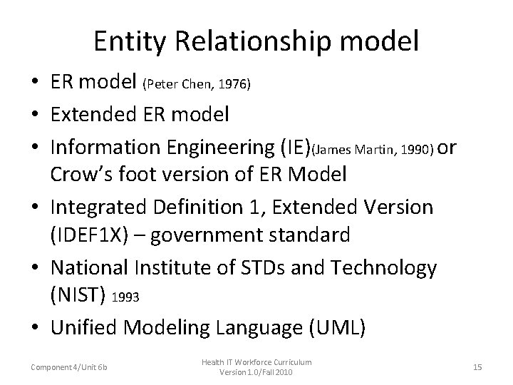 Component 4Unit 6 b Topic II Relational Databases