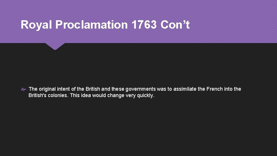 British North America The Conquest 1759 When Britain