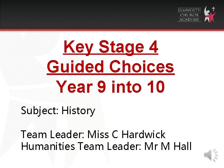 Key Stage 4 Guided Choices Year 9 into