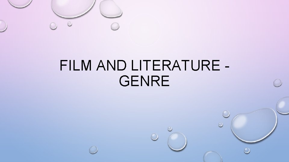 FILM AND LITERATURE GENRE ARTS VISUAL ARTS DRAWING