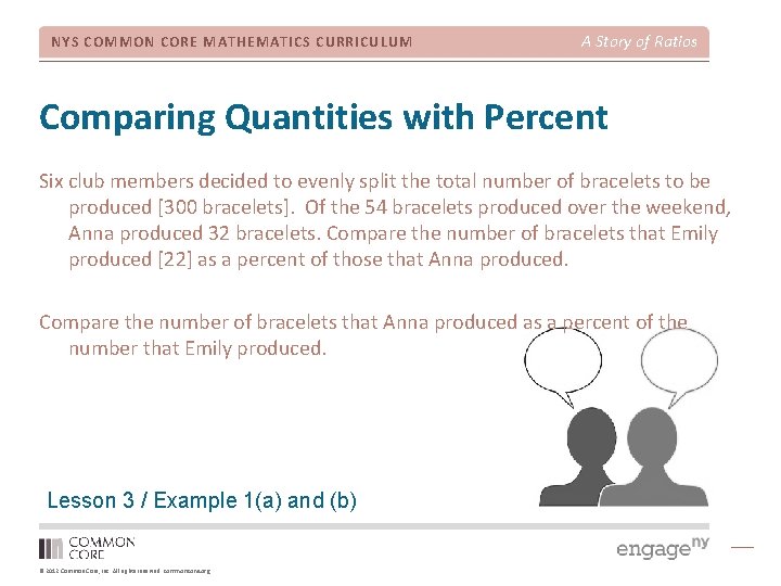 NYS COMMON CORE MATHEMATICS CURRICULUM A Story of