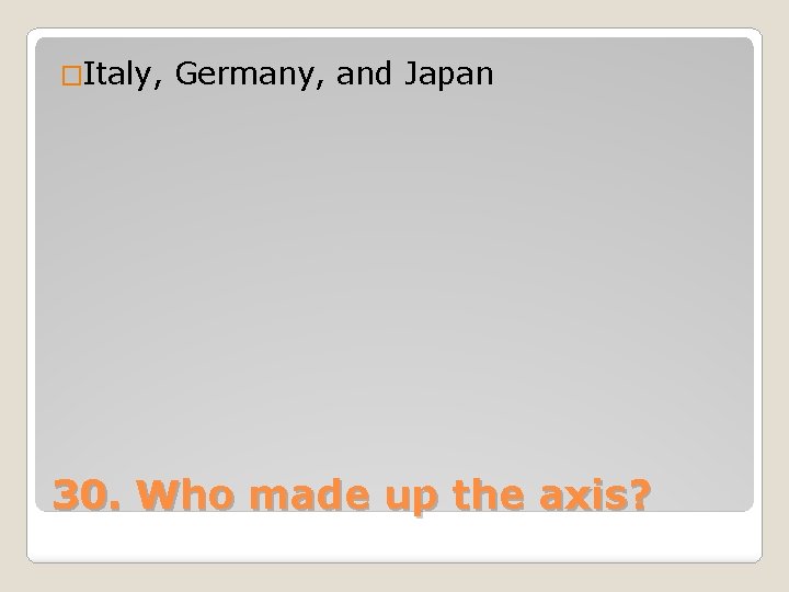 WWI WWII and Great Depression Study Power Point